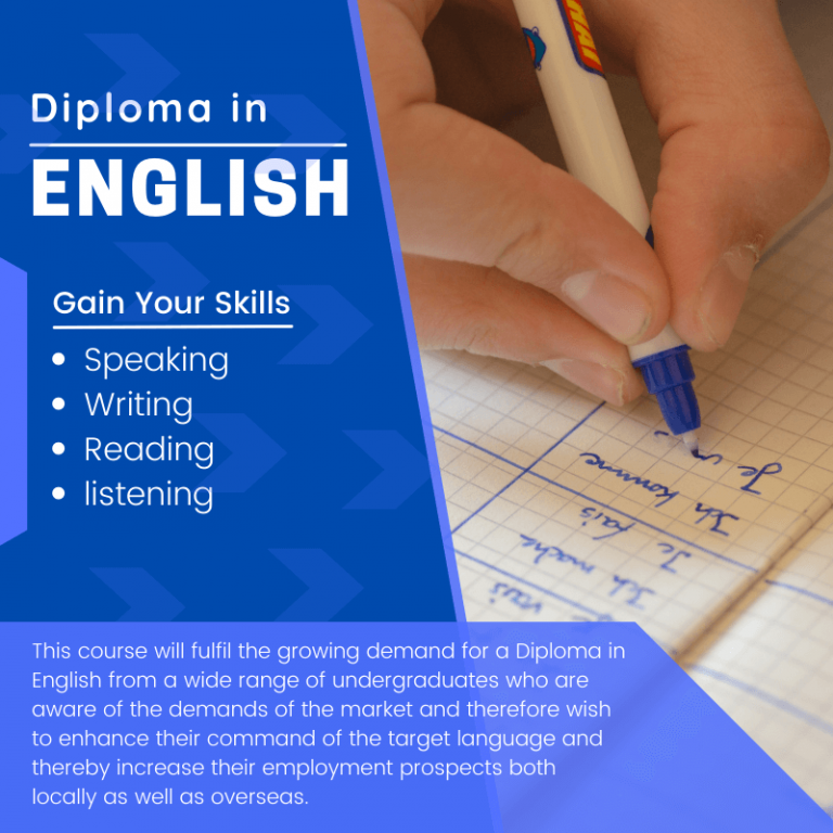 Diploma in English | CDEPD